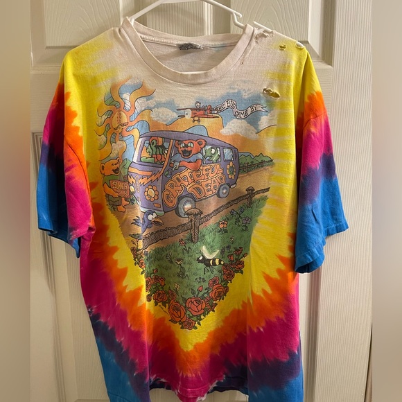 Liquid Blue | Shirts | Vintage 9s Retro Grateful Dead Shirt | Poshmark